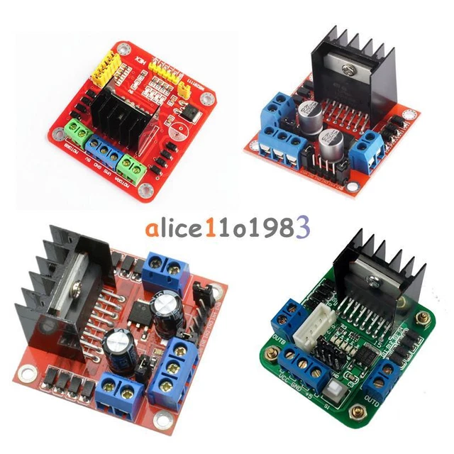 4 ARTEN L298N DC Motor Treiber Modul Schrittmotor Dual H Brücke für Arduino EUR 2,70 - PicClick DE