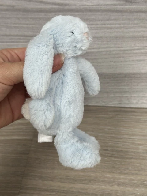 JELLYCAT BABY TINY Bashful Bunny Blue Pre Loved Good Condition £50.00 ...