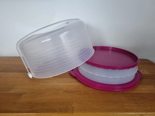TUPPERWARE WIENER WALZER + Hochstapler Tortenbehälter beere Rarität ...