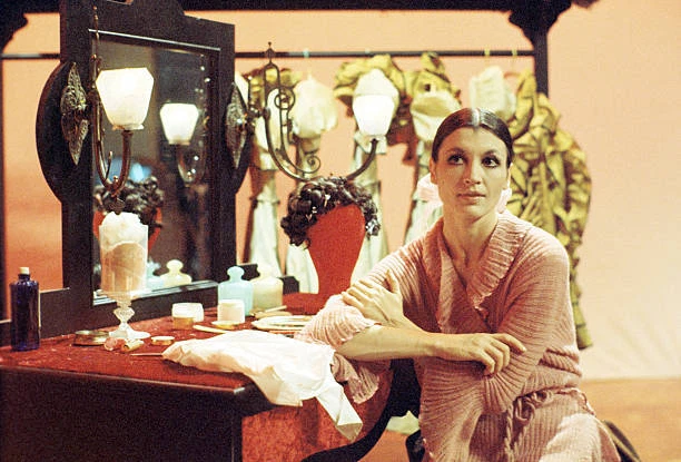 ITALIAN BALLET DANCER Carla Fracci Having A Break During A Ballet In ...