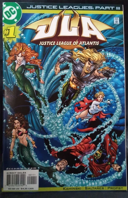 JUSTICE LEAGUES: JUSTICE League of Atlantis 2001 DC Comics bande ...