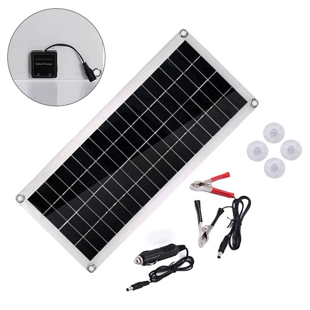 PANNEAU SOLAIRE FLEXIBLE R??sistant aux Intemp??ries 10W pour Bateaux Toits pour EUR 37,91 ...
