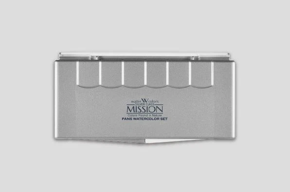 MIJELLO MISSION GOLD Class Watercolor Paint Pans Set 12 Colors Palette ...