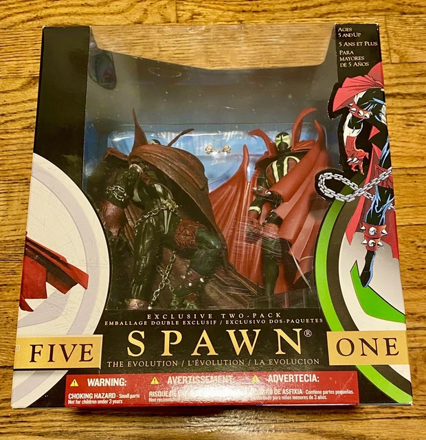 MCFARLANE TOYS SPAWN The Evolution Exclusive Figure Two-Pack NEW and ...