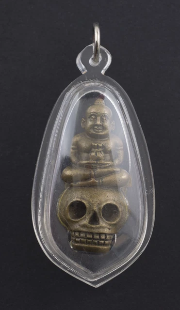 AMULET THAI GUMAN Kuman Thong Kmer Cambodia Ajahn Puhn Esprit Voodoo ...
