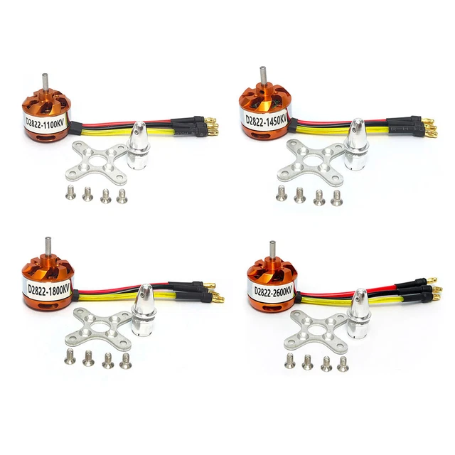 1100/1450/1800/2600KV 2-3S MOTOR Accessories for RC Mini Multicopters ...