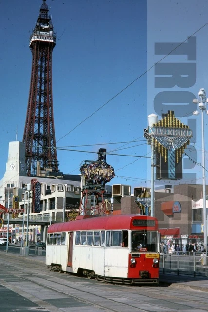 35MM SLIDE BLACKPOOL Transport Single Decker Tram Strassenbahn 5 1985 Original £3.99 - PicClick UK