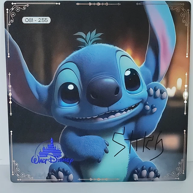 STITCH DISNEY 100TH Anniversary Limited Edition Art Card Print Big One ...