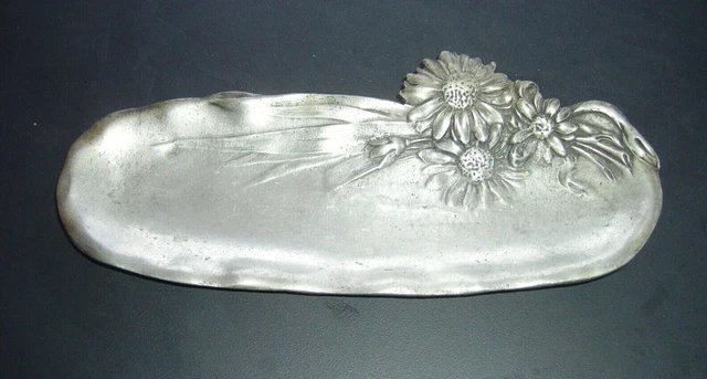 ANCIEN ENCRIER PLUMIER Vide Poche En Etain Belle Decoration. EUR 20,00 ...