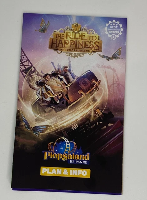 PLOPSALAND DE PANNE Theme Park Map (Plan & Info) 2022 (The Ride To ...