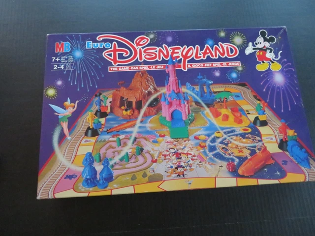 RARE VINTAGE EURO Disneyland MB Board Game 1992 Disney Collectable £47. ...