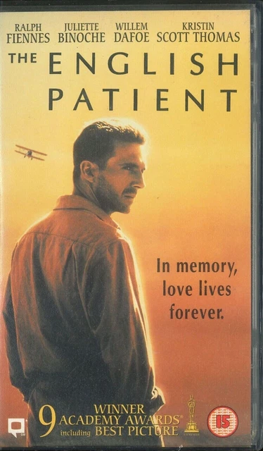 LE PATIENT ANGLAIS (1996) VHS, Ralph Fiennes, Juliette Binoche, Willem Dafoe EUR 3,50 - PicClick FR