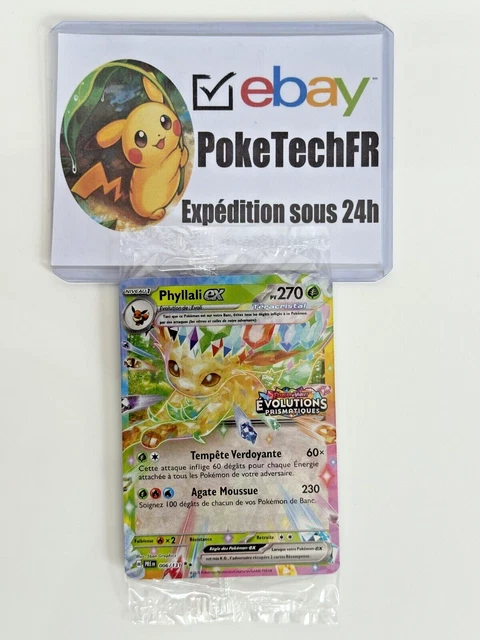 PHYLLALI EX 006/131 PROMO STAMP Scellée Evolutions Prismatiques Pokémon ...