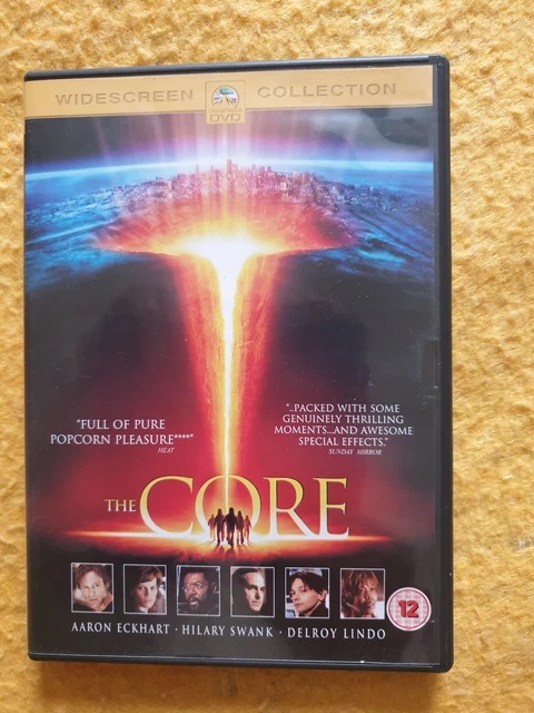 THE CORE DVD (2003) Aaron Eckhart, Hilary Swank, Amiel (DIR) cert 12 ...
