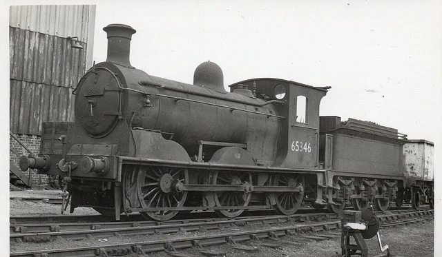 EX LNER CLASS J36 0-6-0 No 65346 at BATHGATE MPD 25/7/64 GLOSSY R/PHOTO ...