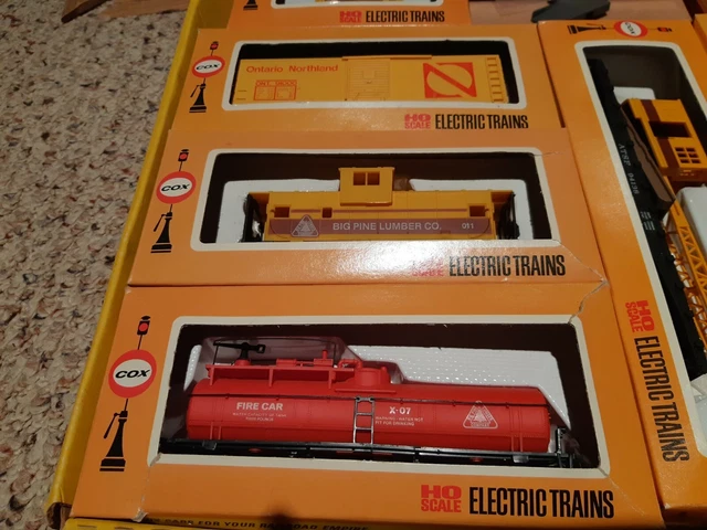 VINTAGE SIMPSONS COX Big Pine Logging Train Set HO Scale with Boxes ...