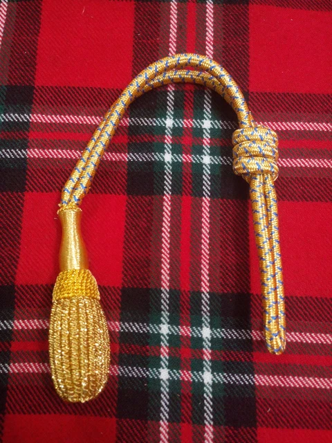 BRITISH NAVY OFFICERS Sword Knot/Gold Sword Knot/WWI WWII Army Sword ...