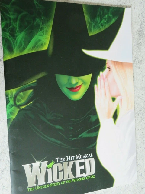 WICKED THE MUSICAL THEATRE PROGRAMME BROCHURE VGC untold story of ...