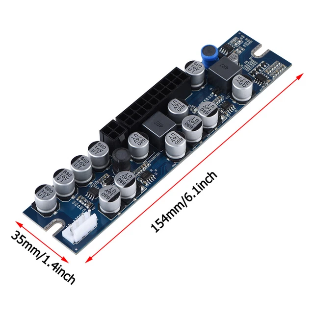 FUENTE DE ALIMENTACIÓN PC DC12V 300W módulo con cable AUX/SATA de 24 ...