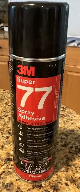 3M SUPER 77 Multipurpose Spray Adhesive $16.95 - PicClick