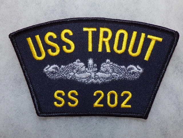 US NAVY USS Trout SS-202 WW2 era Submarine Embroidered Ballcap Patch £6 ...