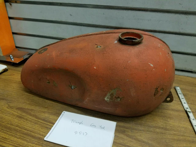 OEM PRE UNIT Gas Fuel Petrol Tank Triumph T110 T100 500 650 1950's ...