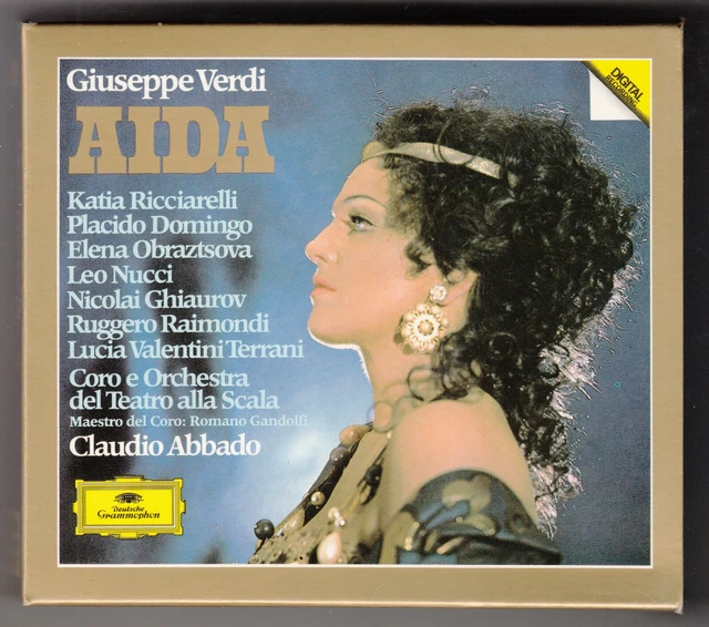 GIUSEPPE VERDI / Claudio Abbado _ AIDA *** Coffret 3 CDs - 1982 EUR 14 ...