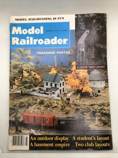 MODEL RAILROADER MAGAZINE March 1978 £11.75 - PicClick UK