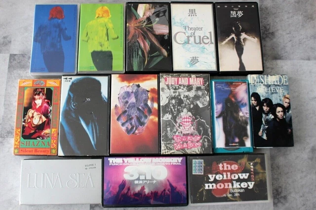 SET X14 VISUAL-KEI Japan VHS Tape Kuroyume SHAZNA LUNA SEA Yellow Monkey D-SHADE £131.98 ...