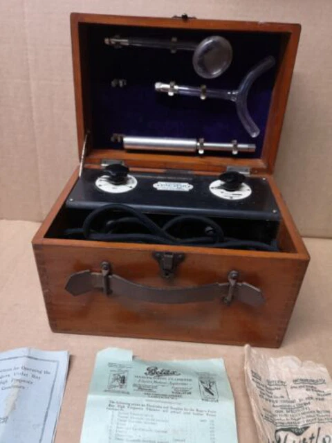 ROGERS VITALATOR TYPE HM Violet Ray Electric Shock Machine Vintage ...