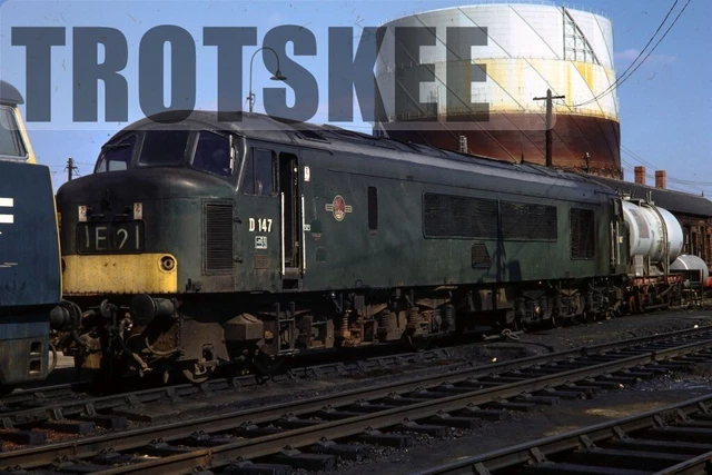 35MM SLIDE BR British Railways Diesel Loco D147 Class 46 Gloucester ...