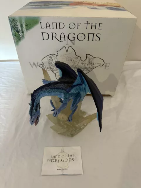 LARGE ICE DRAGON K027 The Tudor Mint - Land of the Dragons Figurine ...