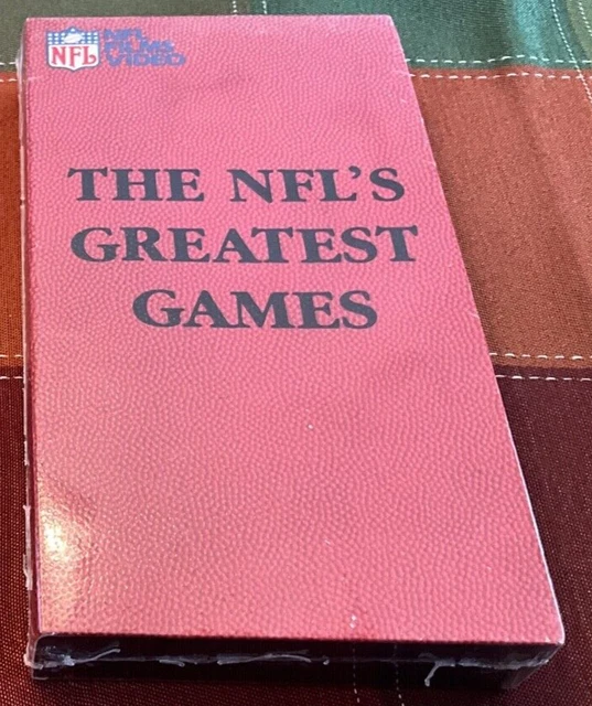 NFL FILMS PRESENTS ~Nfl's Greatest Games~Vhs Video~ New, Sealed £5.64 ...