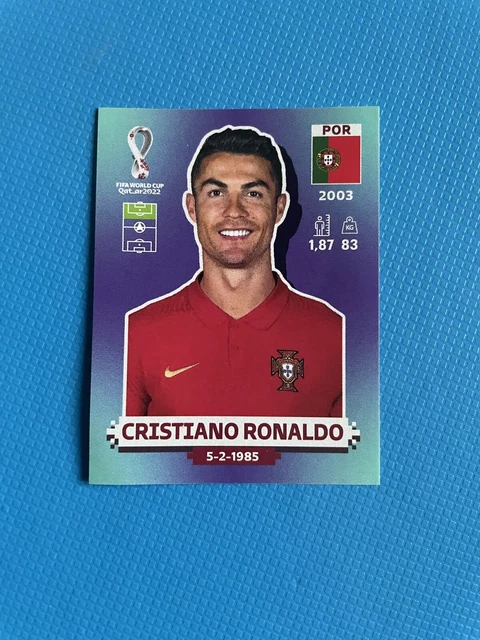 CRISTIANO RONALDO N.POR 18 QATAR 2022 FIFA World Cup Panini Sticker New ...