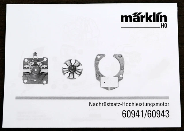 MÄRKLIN ANLEITUNG + Ratgeber für 60941/60943 Nachrüstsatz ...