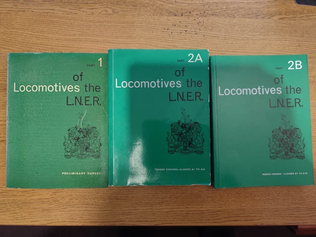 LOCOMOTIVES OF THE LNER - RCTS series - Parts 1 / 2A / 2B £12.92 ...