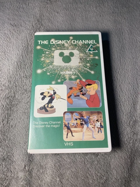 THE DISNEY CHANNEL - Official Disney VHS - Volume 5 - Very Rare VHS ...