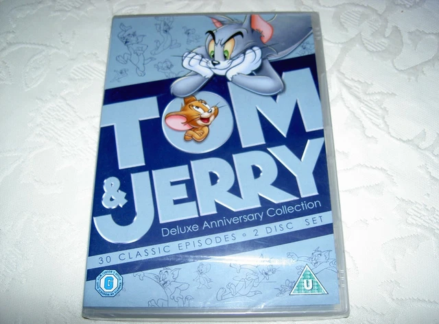 TOM AND JERRY DVD 2 Disc set 70th Anniversary cartoon Animated Children ...