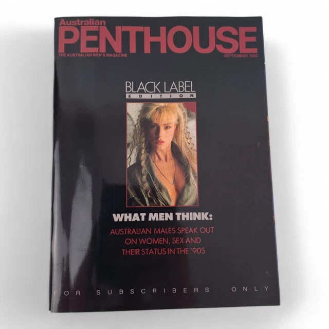 AUSTRALIAN PENTHOUSE MAGAZINE - Black Label September 1990 Complete EXCELLENT £11.16 - PicClick UK