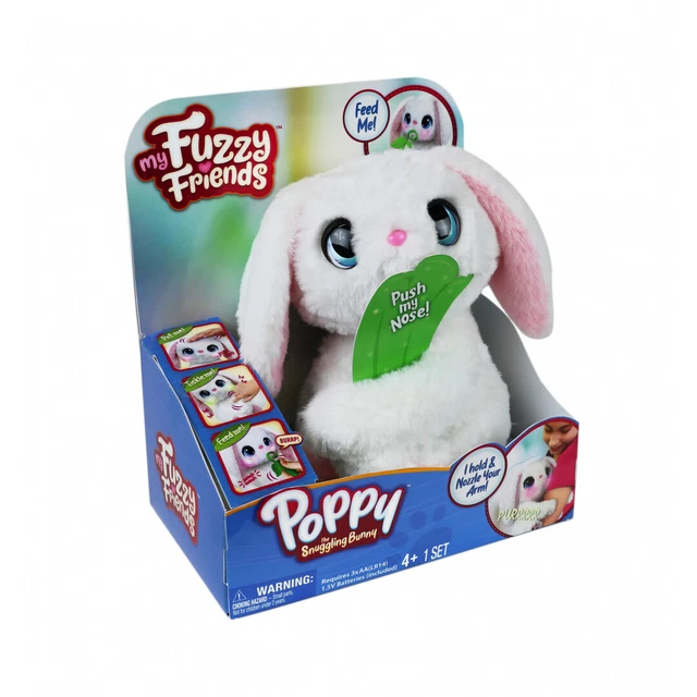 MY FUZZY FRIEND interactive plush toy Snuggling Bunny £59.84 - PicClick UK