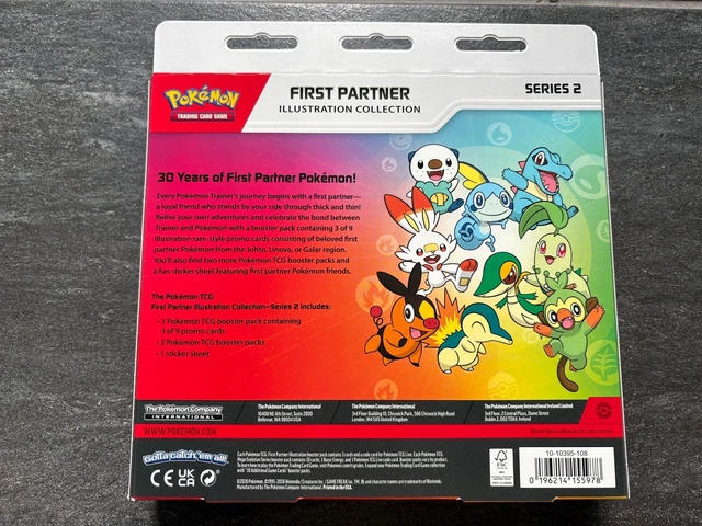POKEMON FIRST PARTNER Illustration Collection Series 2 - Factory Sealed ...