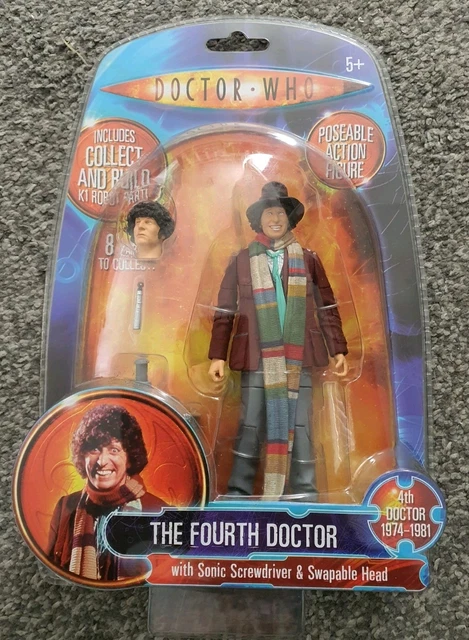 DOCTOR DR WHO The Fourth 4th Doctor Tom Baker Figure New & Sealed Rare ...