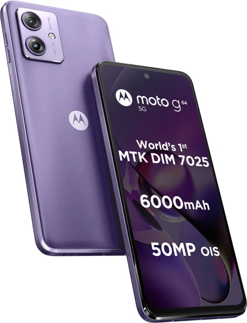 MOTO G64 ICE Lilas (RAM 12 Go, 256 Go) version globale 6,5 pouces 50 ...