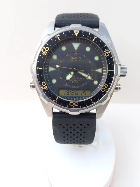 CASIO DIVER AMW-320 Module 358 Japan Quartz Watch From 80S EUR 49,99 ...
