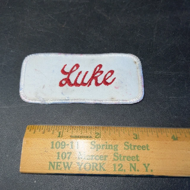 VINTAGE 1970S CAR Mechanic Name tag Patch Aaron £9.43 - PicClick UK