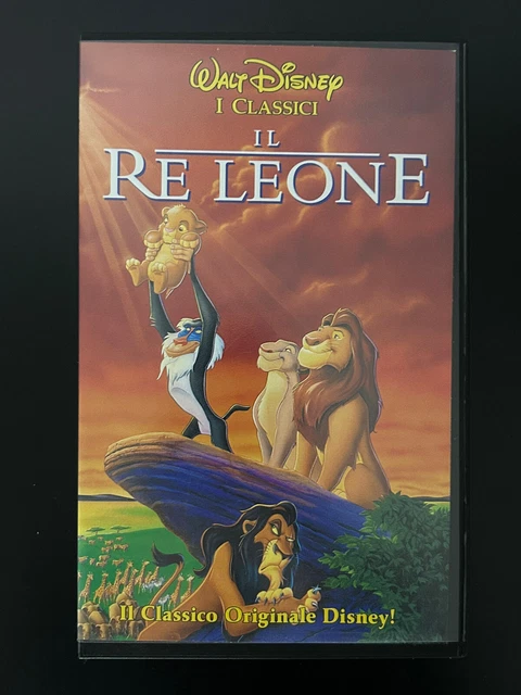 IL RE LEONE - ORIGINALE DISNEY VHS ITA - In Italiano con busta EUR 12 ...