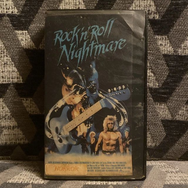 ROCK N ROLL Nightmare VHS 1987 RARE Horror Jon Mikl Thor Cut Box Rental ...