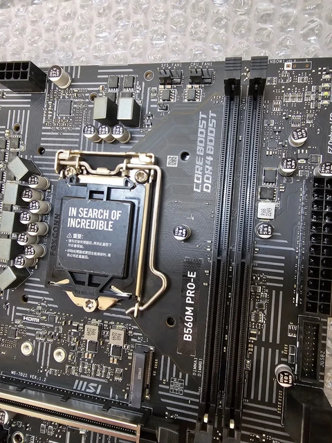 MSI B560M PRO-E, intel 1200 11th Generation Motherboard, DDR4 Tested, £ ...