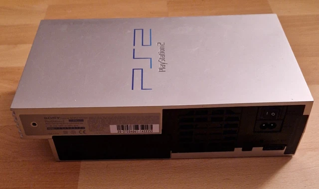 SONY PLAYSTATION 2 PS2 PAL Console Satin Silver SCPH -50003 Fat Bundle ...