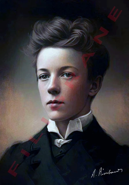 ARTHUR RIMBAUD PORTRAIT couleur EUR 14,00 - PicClick FR